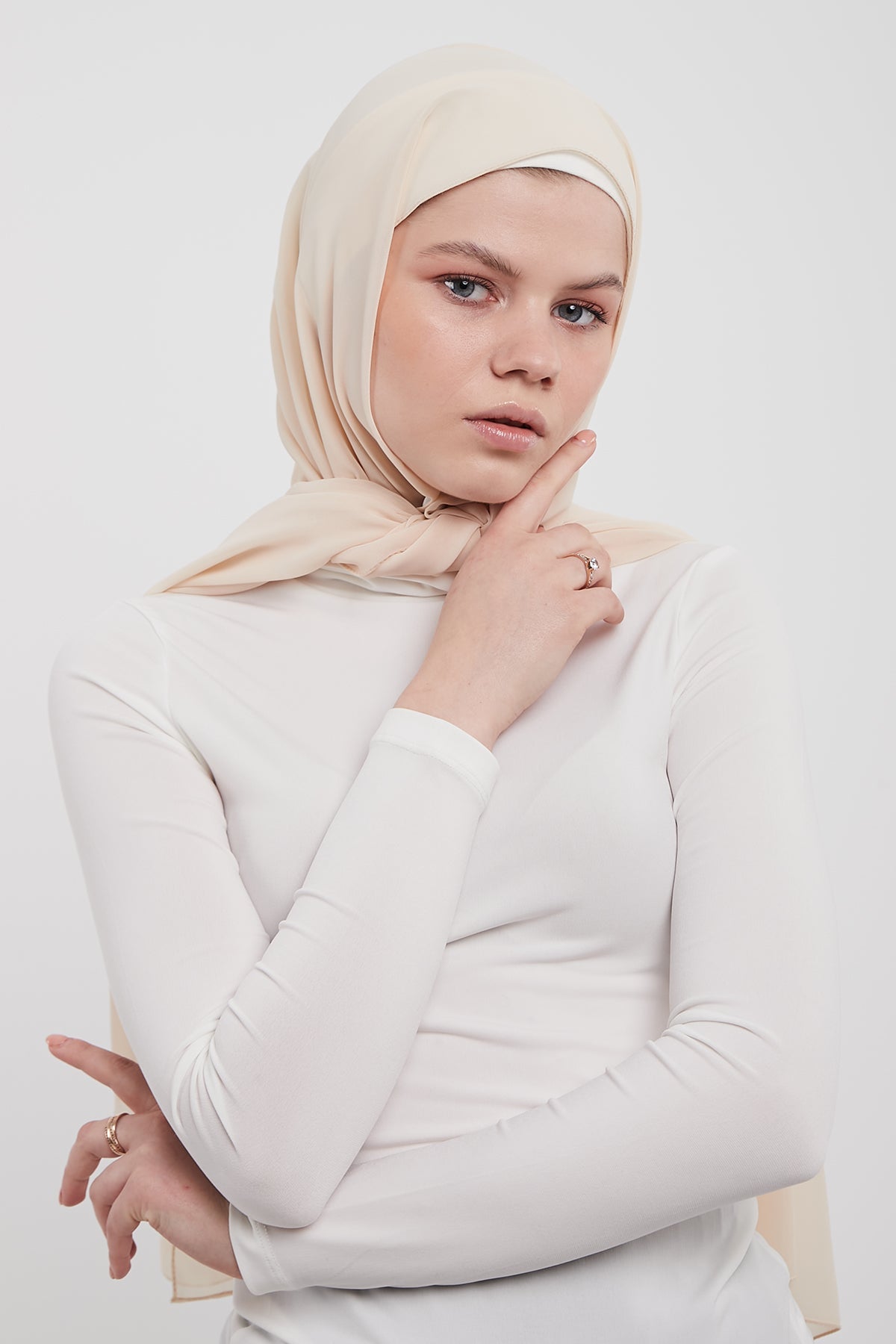 Chiffon Hijab - Sandy Beach